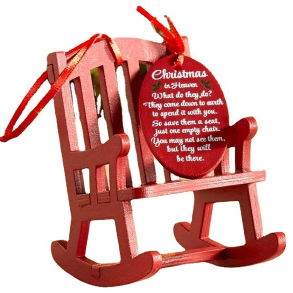 Click here for Generic Christmas Memorial Chair Ornament Mini Woo... prices