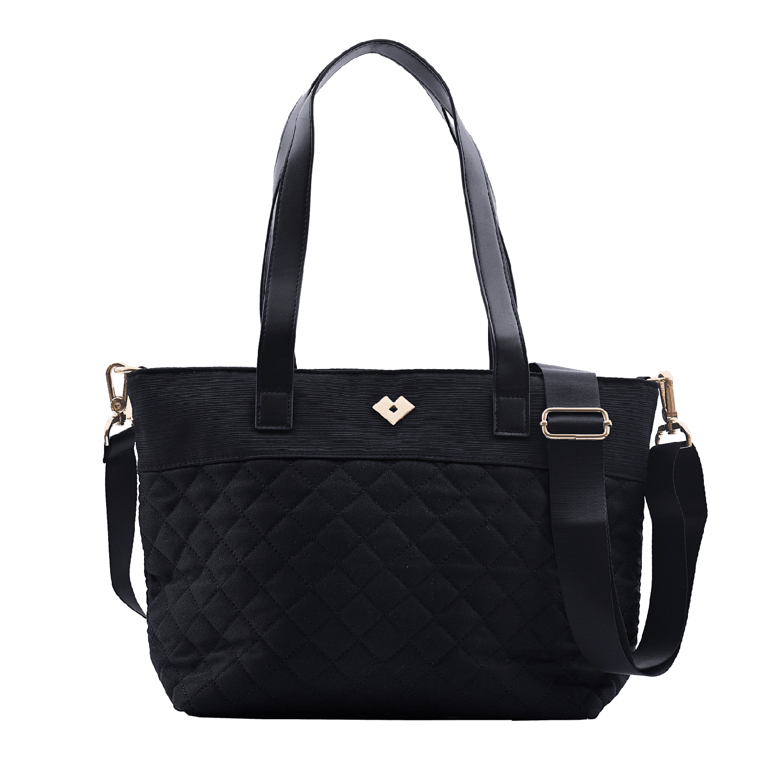 Bolsa de Mujer Crossbody tipo Tote Bag LuckyLy, Modelo Nika negro ...
