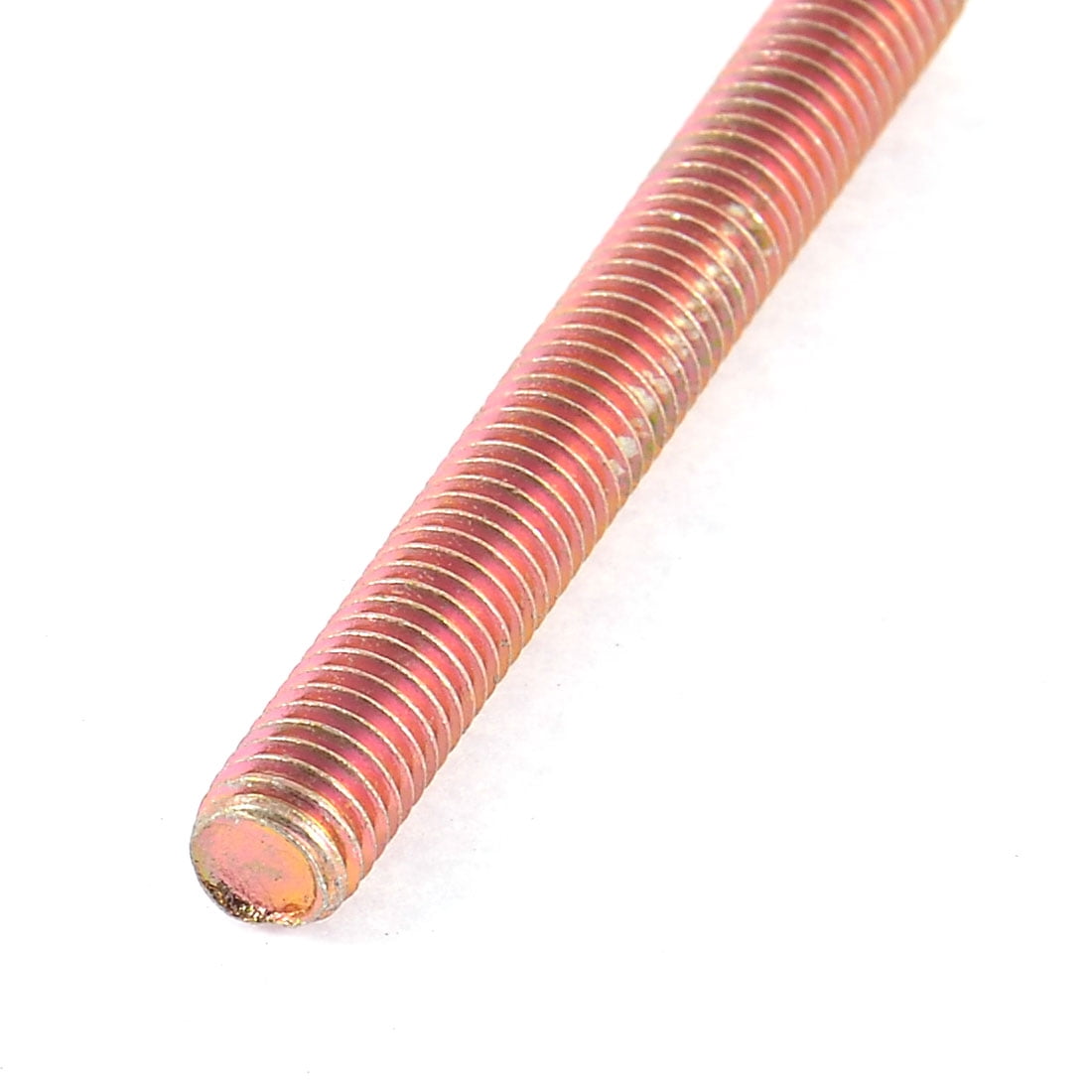 1.25mm Pitch M8 x 70mm Metal Fully Threaded Rod Bar Bolt Bronze Tone 6 ...
