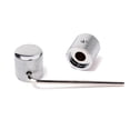 3 Pcs Metal Dome Knobs Guitar Speed Control Knobs Volume Tone Control ...