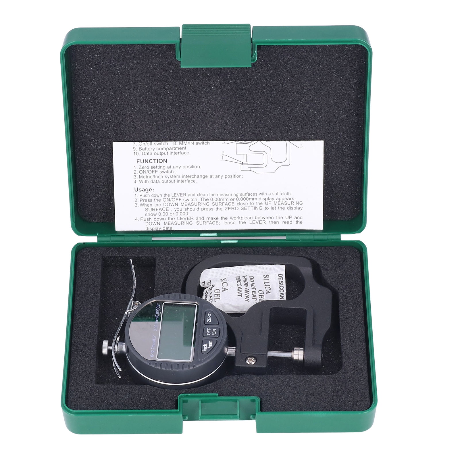 Medidor de espesor Medidor de espesor Medidor 0‑12.7mm Pantalla digital ...