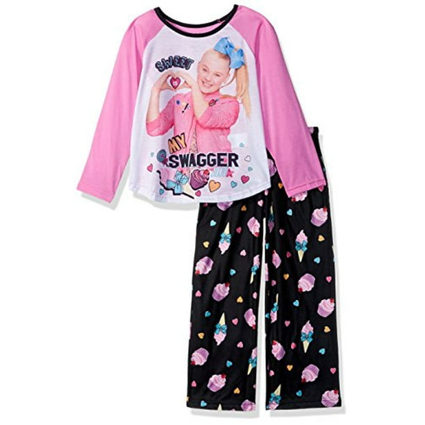 Nickelodeon - Nickelodeon Girls' Little JoJo Siwa 2-Piece Pajama Set ...