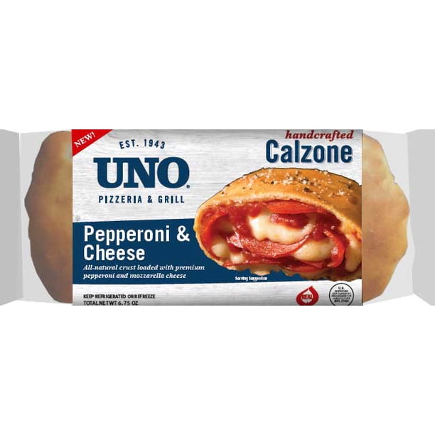 Uno Foods Individual Pepperoni and Cheese Calzone, 6 Ounce -- 8 per ...
