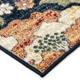 Simply Southern Cottage Jefferson Floral 2' X 8' Blue Runner Rug ...