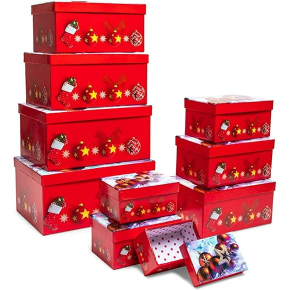 Nested Gift Boxes Lids