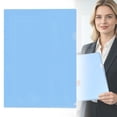 10PC L Shape Clear Plastic File Folder, A4 Single Pocket Document ...