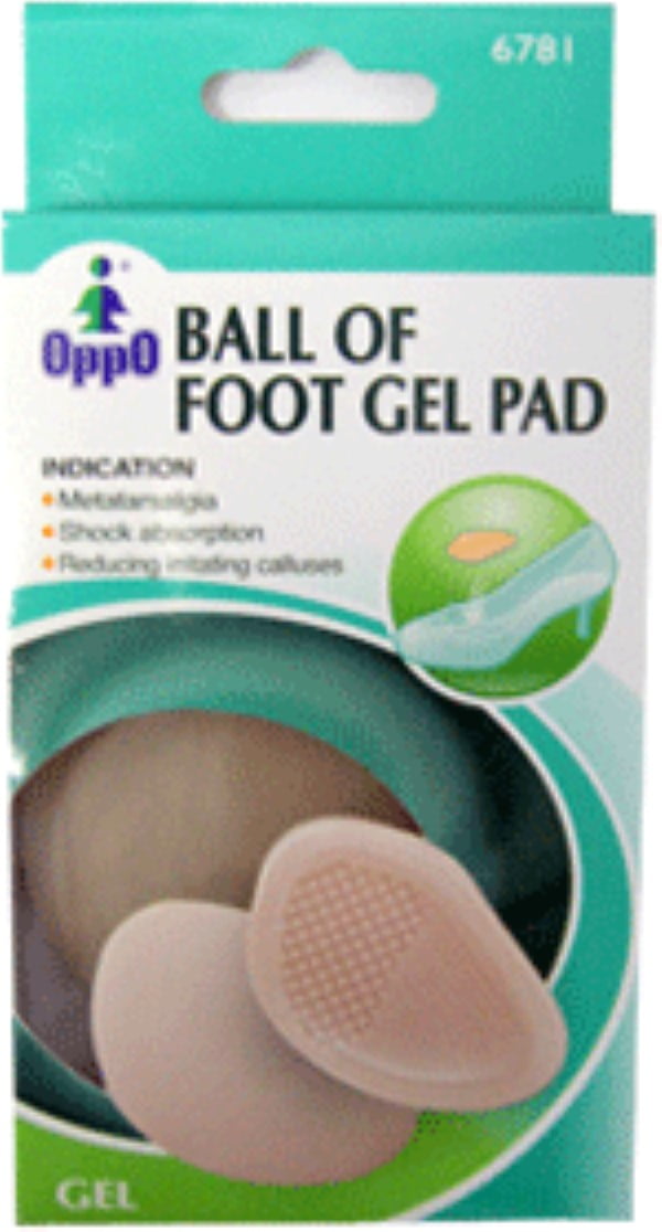Oppo Gel Ball of Foot Pads [6781] 1 Pair - Walmart.com