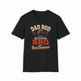 BBQ Dad T-Shirt, Dad Bod Powered by BBQ Graphic Tee, Funny Grill Master ...