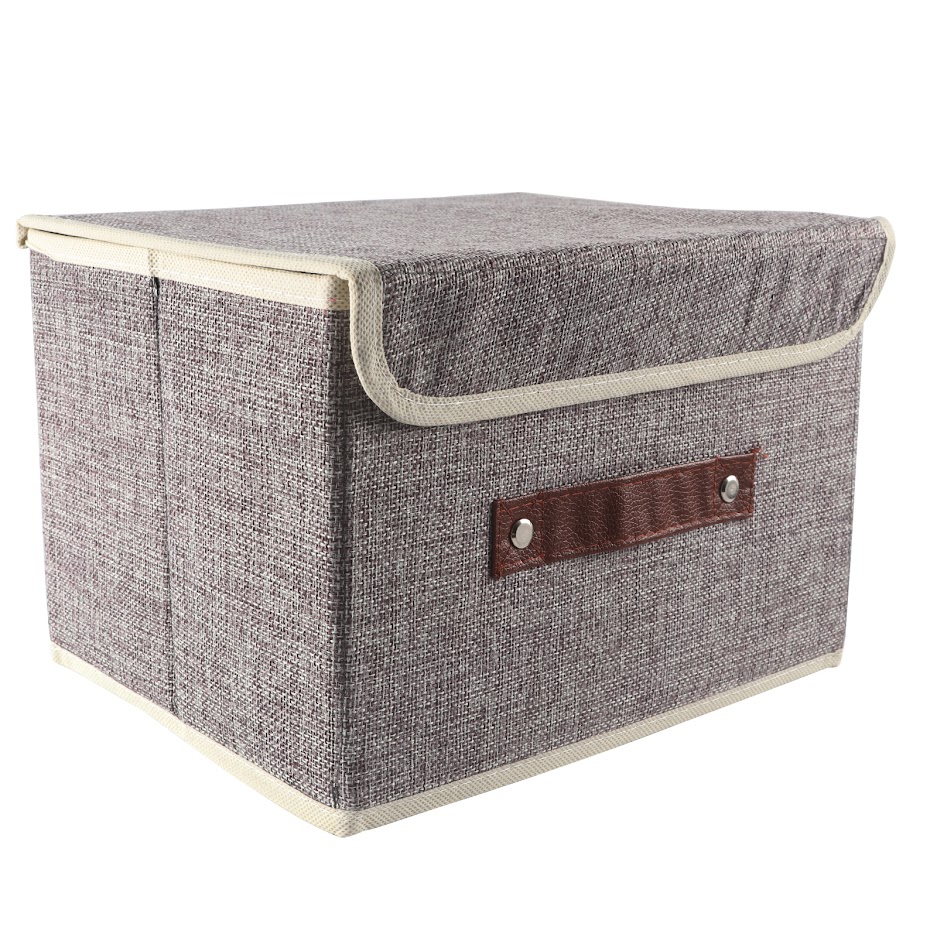 SHARE SUNSHINE Storage Box Foldable with Cover and Handle for Toys ...