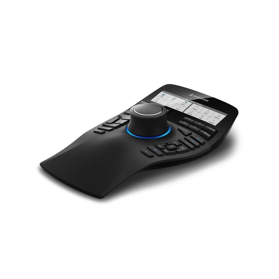 3Dconnexion SpaceMouse Compact, Black/Silver, Wired 3D CAD Navigation ...