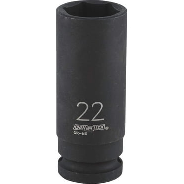Master Mechanic JK180810 Metric Deep Impact Socket, 6-Point, 1/2 In ...