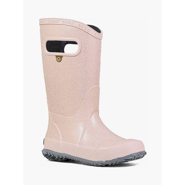 BOGS Girl's Rainboot Glitter Rain Boots Rose Gold - 72399-689 - Walmart.ca