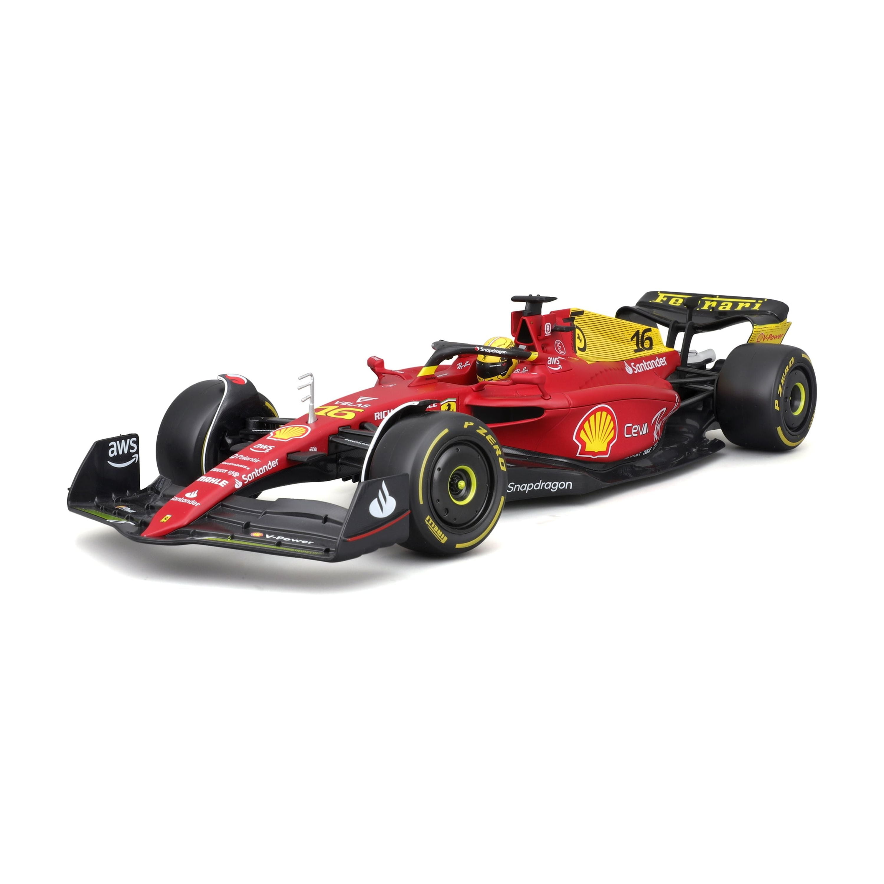 Burago SFR Ferrari SF-75 Italian GP Edition 2022 A Escala 1:24 Leclerc ...