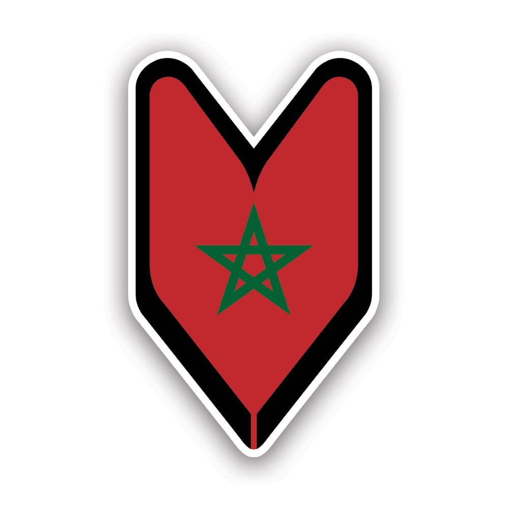 Moroccan Driver Badge Sticker Decal - Self Adhesive Vinyl ...