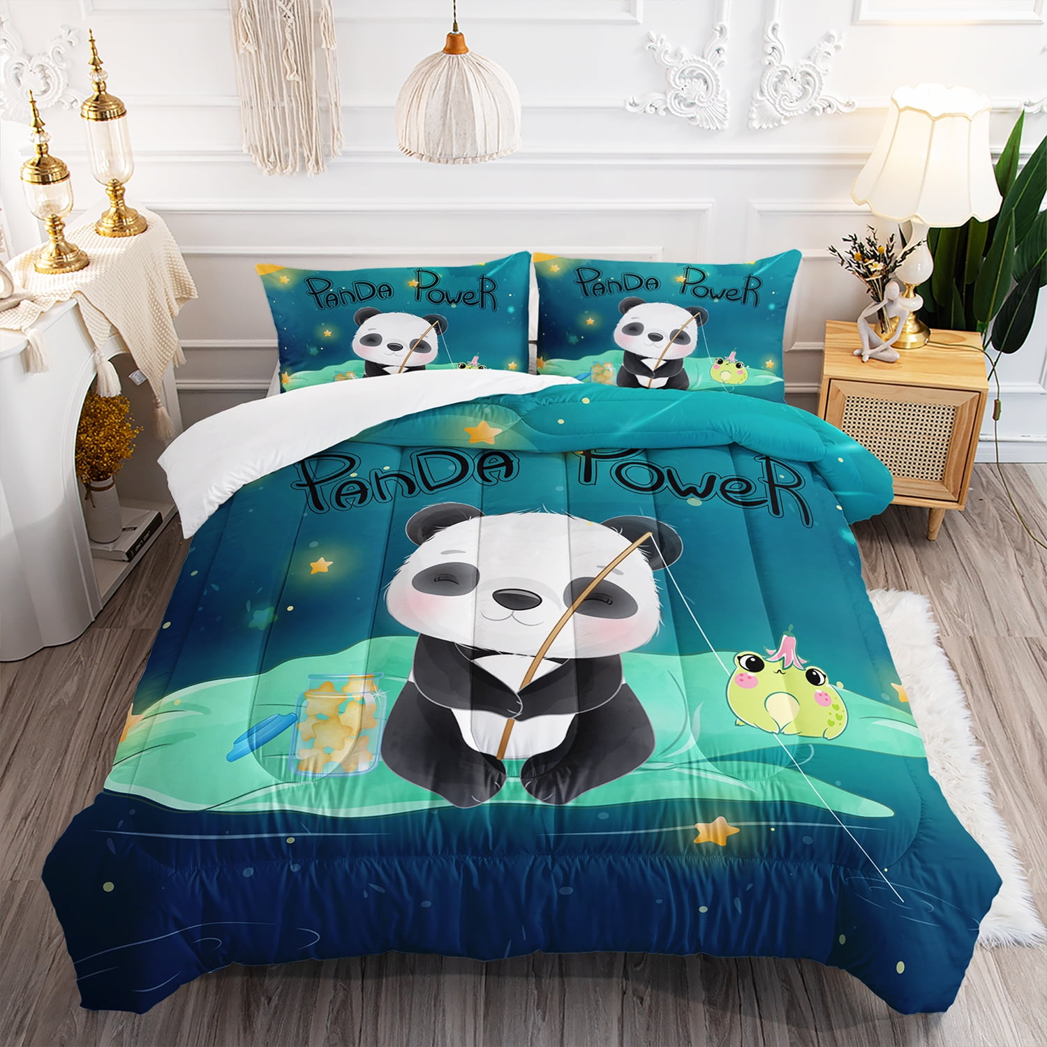 Hosima 3-Piece 3D Digital Printed Comforter Set,Cute Cartoon Characters ...