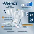 Attends Advanced Adult Contoured Incontinence Brief Heavy Absorbency ...