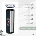 20 oz Stainless Steel Insulated Travel Mug - Sleek Black Design with ...