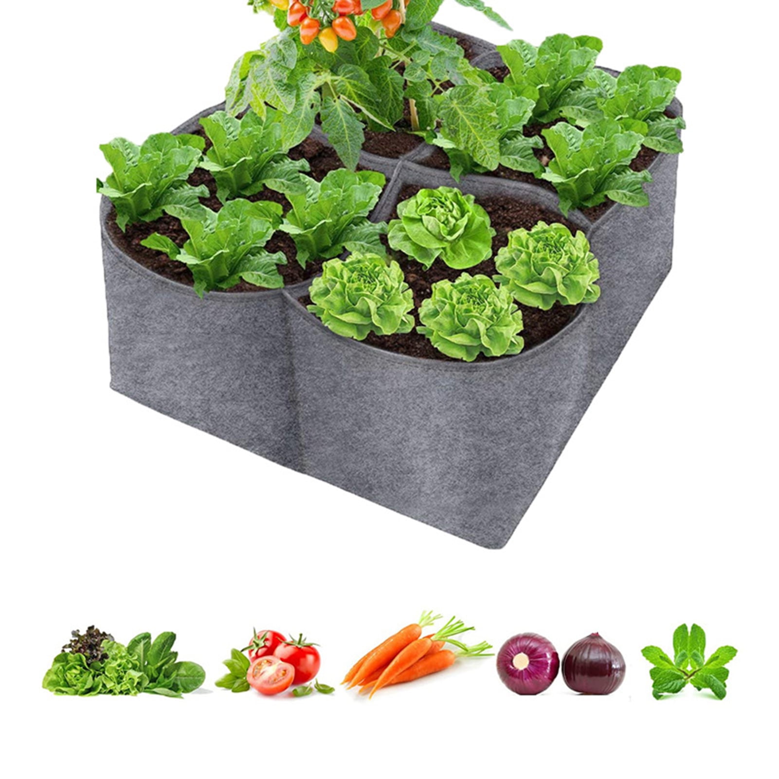 Waroomhouse Plant Bag Portable Fabric Raised Durable Eco-friendly ...