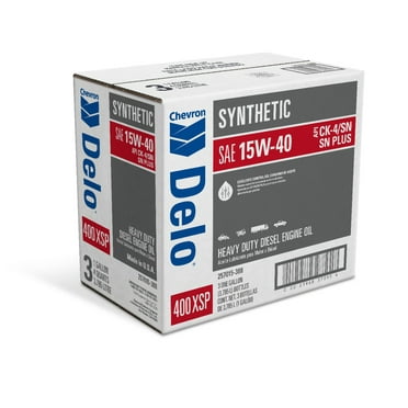 DELO XSP Full Synthetic Diesel Motor Oil SAE 15W-40 3 Gallon Smart ...