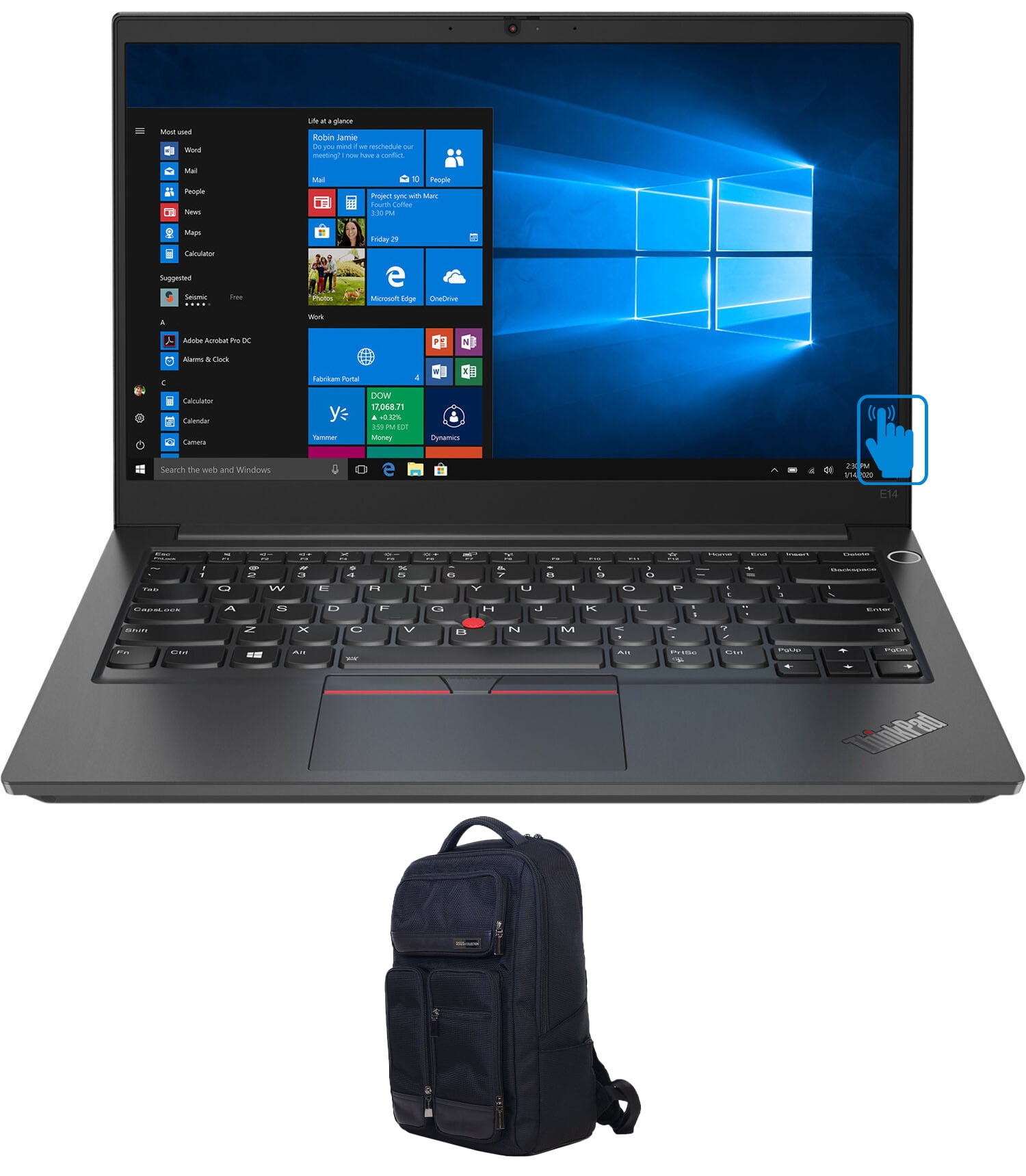 Lenovo ThinkPad E14 Gen 2 Home/Business Laptop (Intel i5-1135G7 4-Core ...