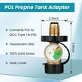 1Pcs American Interface Gas Tank Steel Cylinder Adapter (2 Types ...