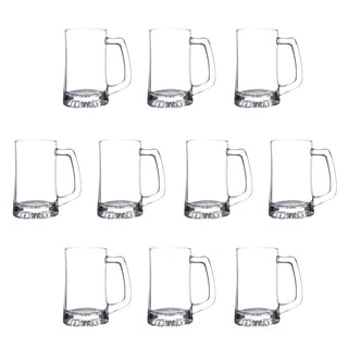 ARC Glass Beer Mugs 25 oz. Set of 6, Bulk Pack - Barware, Great for ...