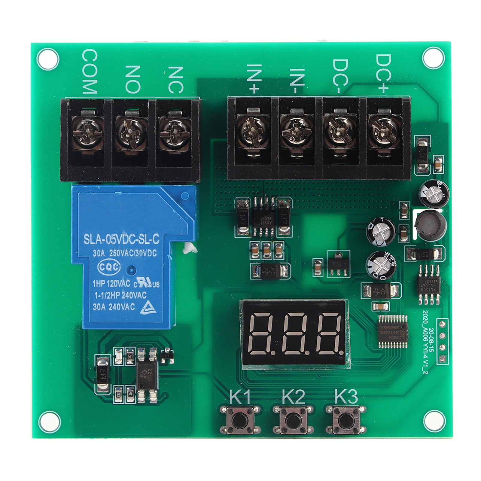 Dc Current Detection Relay Module Error Calibration Led Display Dc Current Detection Module 7