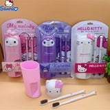 Sanrio Hello Kitty My Melody Cartoon Portable Travel Toothbrush Gargle ...