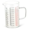 MLINS Glass Measuring Cup With Handle Multipurpose Liquid Measurement ...
