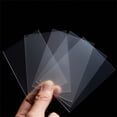 50pcs Various Size Clear Penny Card Sleeves for Board and Trading Cards ...
