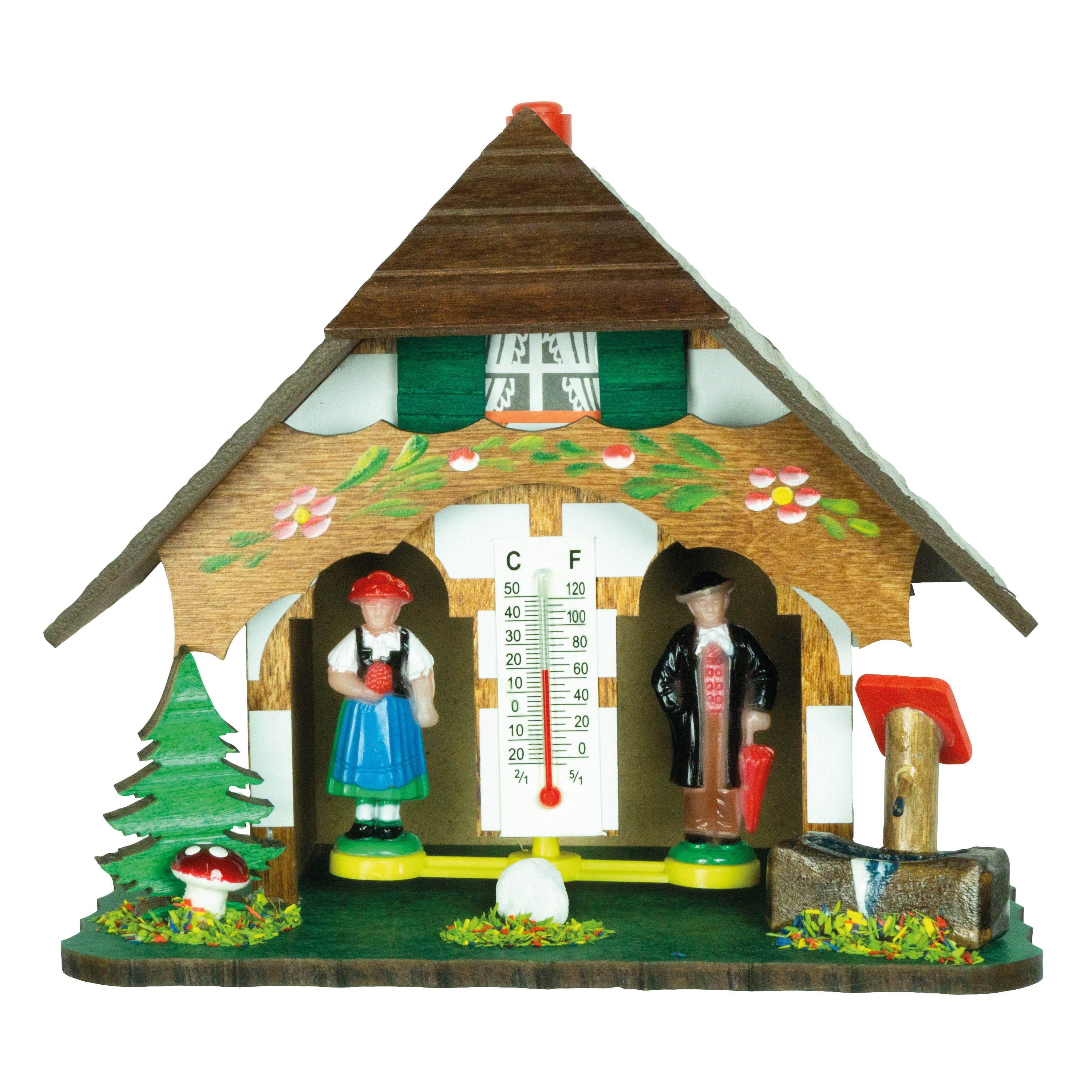 German Black Forest weather house TU 817 - Walmart.com