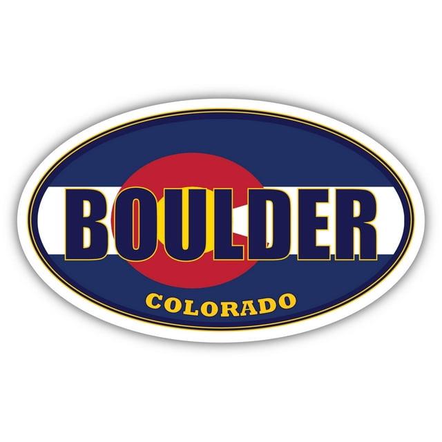 Boulder City Colorado State Flag | CO Flag Boulder County Oval State ...