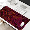 Abstract Wave Pattern Mouse Pad 31.5 x 11.82 Inches Rubber Desk Mat for ...