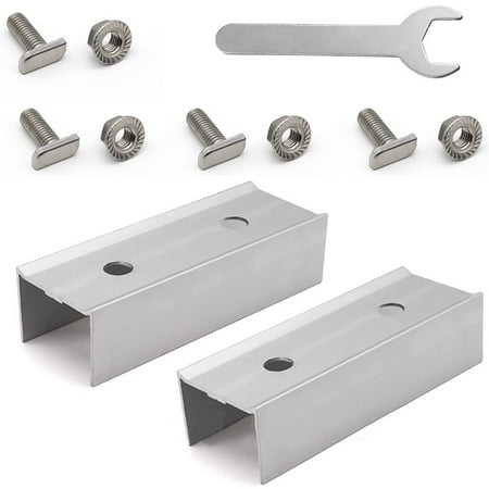 Slide-in Rail Connector for 40x40mm Solar Aluminium Profile Connector ...