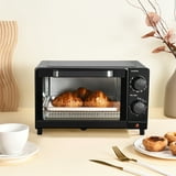 Mainstays 1050 W 4-Slice Toaster Oven with 3 Settings, Fits 9-Inch ...