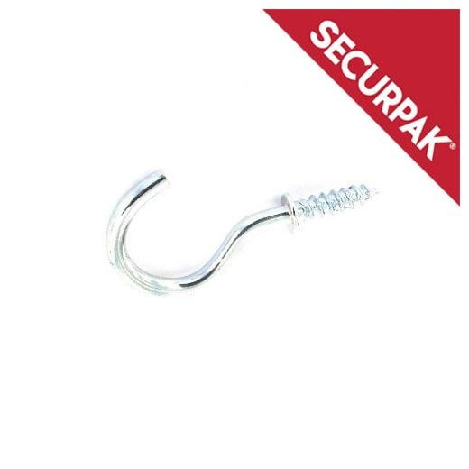 Click here for Securpak Zinc Plated Cup Hooks (Pack Of 15) 25mm prices