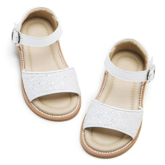 Kiderence Toddler Girls Slides Sandals Kids Sandals Little Girls Shoes ...