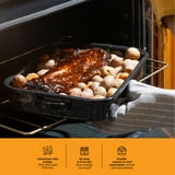 Granite Ware Roasting 19.49 x 13.39 in Rectangular Nonstick Enameled ...