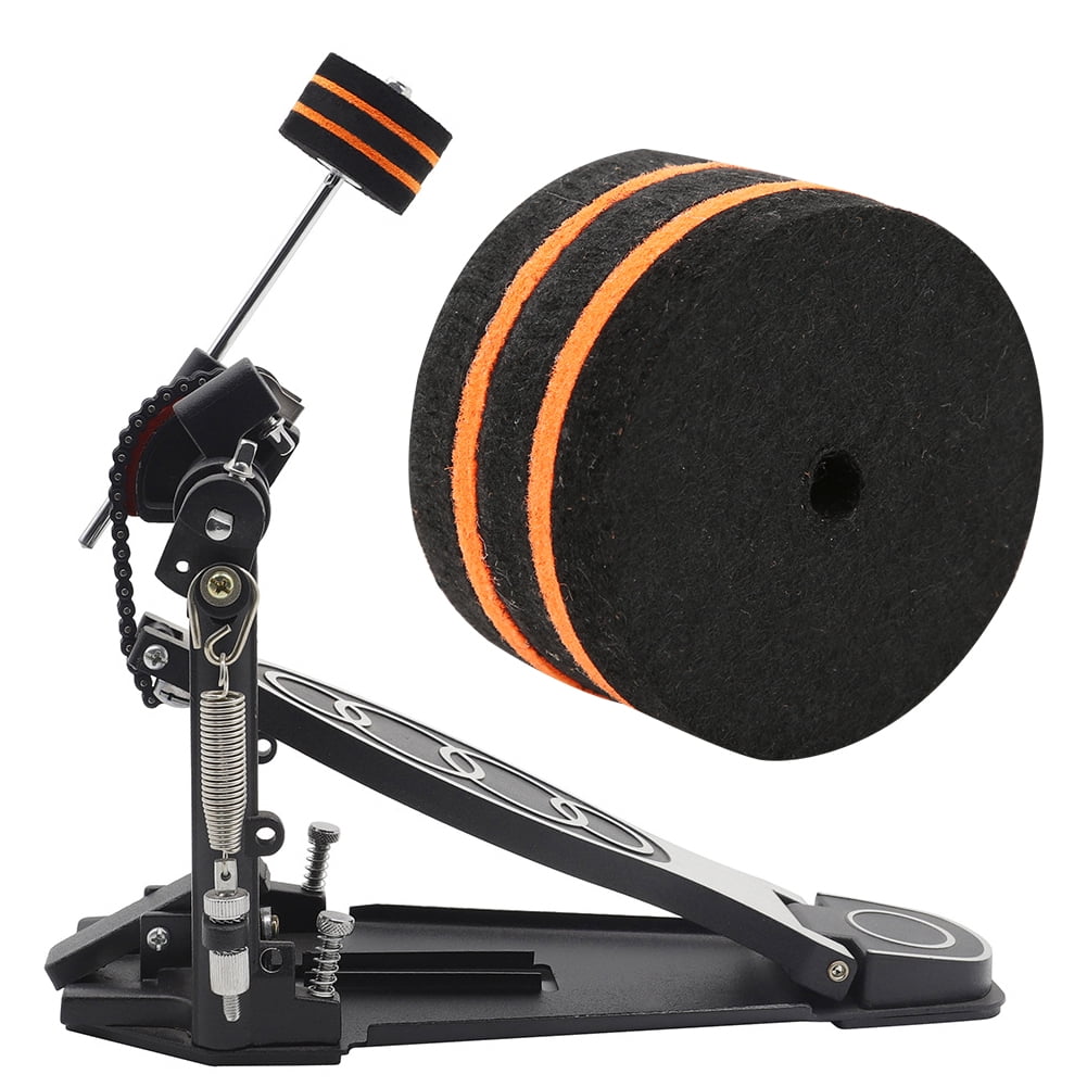 Buy Tebru Drum Beater Head Double Color Cotton Felt Mallet Hammer Head ...