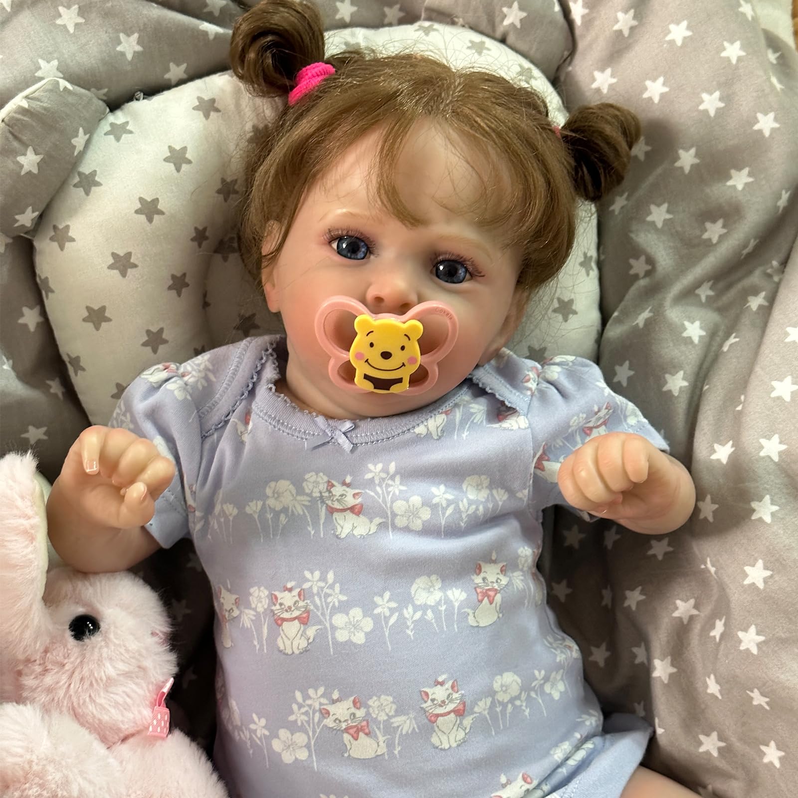Muñeca Reborn JOYARR Jocy de 48 cm con cuerpo completo de vinilo para ...