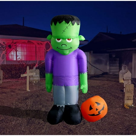 8 Foot Huge Halloween Inflatable Frankenstein Monster Yard tion ...