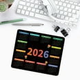 2026 New Calendar Mouse Pad with Holiday Markings and Non-Slip Rubber ...