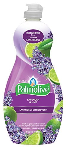 Palmolive Ultra Liquid Dish Soap Detergent, Lavender and Lime, 20 oz, 6 ...
