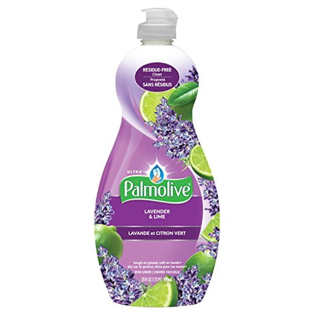 Palmolive Ultra Liquid Dish Soap Detergent, Lavender and Lime, 20 oz, 6 ...