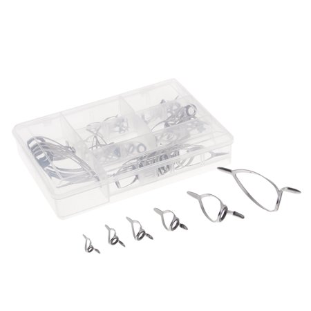 55x Stainless Steel Fishing Rod Tip Top Double Leg Guides | Walmart Canada