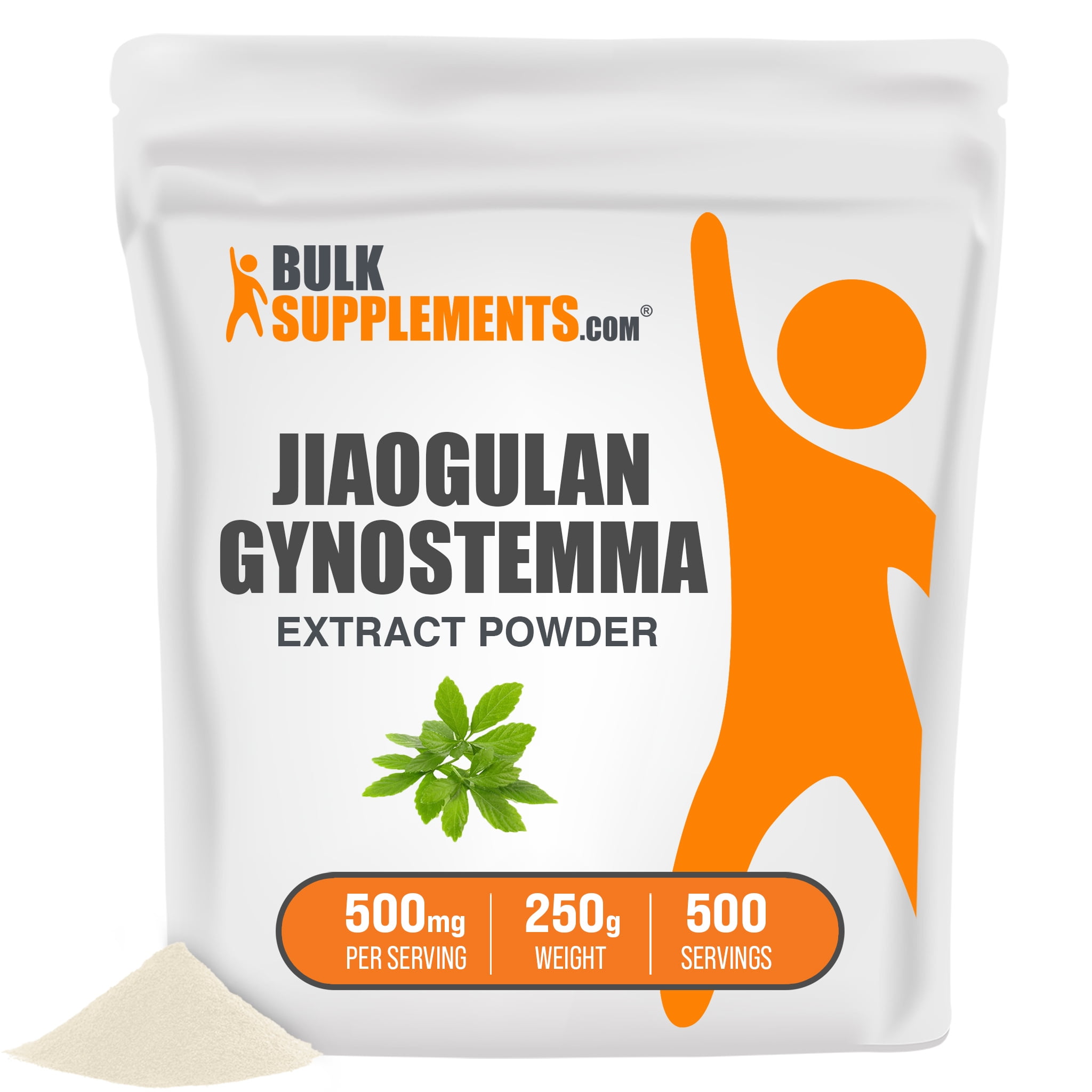 BulkSupplements.com Gynostemma Extract Powder, 500mg - Brain, Heart ...
