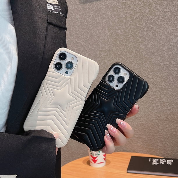 Funda de cuero para teléfono, funda protectora de cuero con patrón de ...