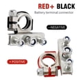 Anxingo 2 Pack Top Post Battery Terminal Connectors, 3 Way Quick ...