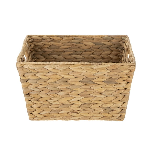 DecMode 21" x 19" Brown Seagrass Handmade Large Woven Storage Basket ...