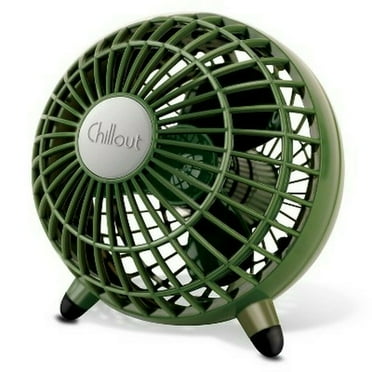 Chillout 6.5" USB Desk Fan with USB Adaptor, Black - Walmart.com